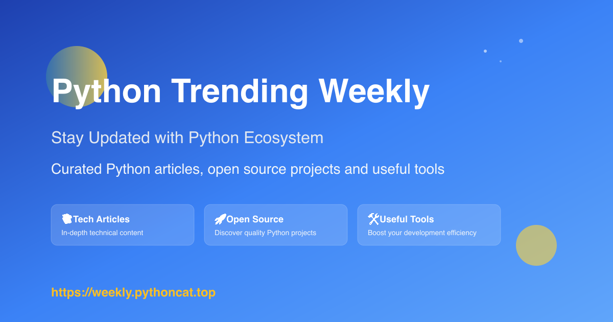 Python Trending Weekly